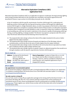 Fillable Online Alternative Equivalent Compliance (AEC) Application Form Fax Email Print - pdfFiller