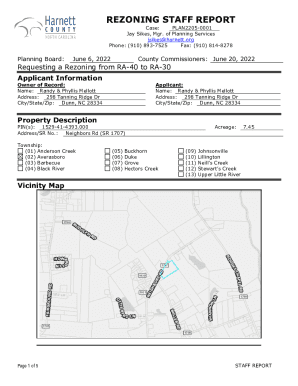 Fillable Online Jay Sikes - Manager of Planning Services - County of ...
