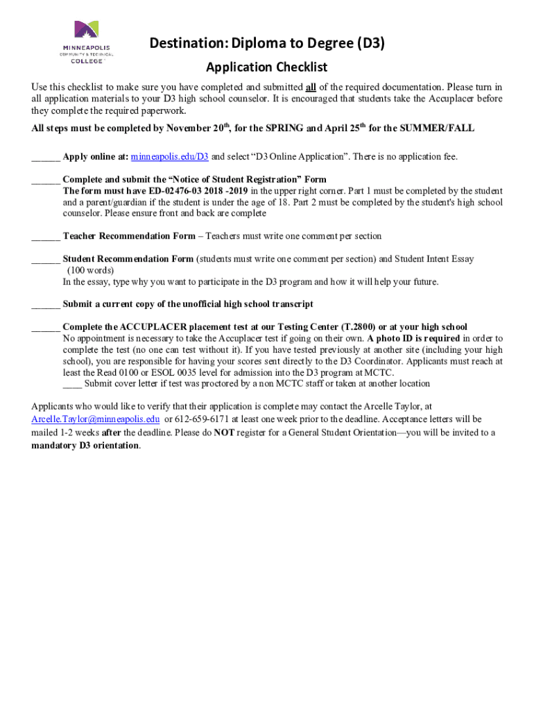 Fillable Online Certificate of Degree/Diploma - List of Necessary ...