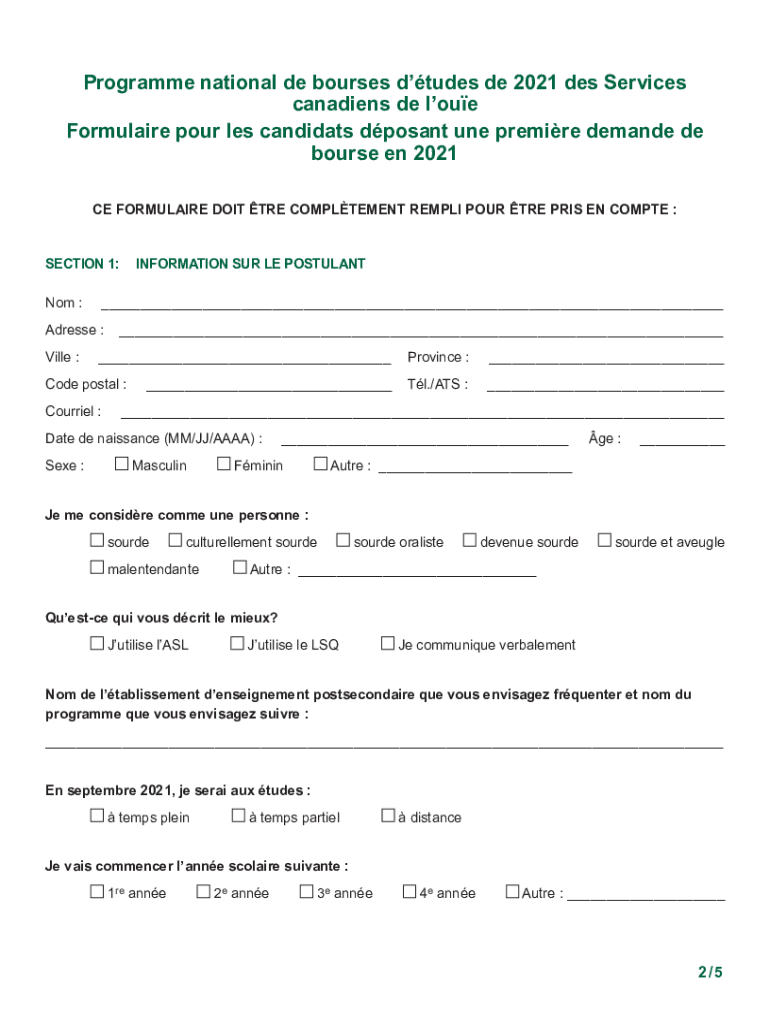 Remplissable En Ligne Formulaire de demande de bourse - Canadian Picture Pioneers Fax Email ...