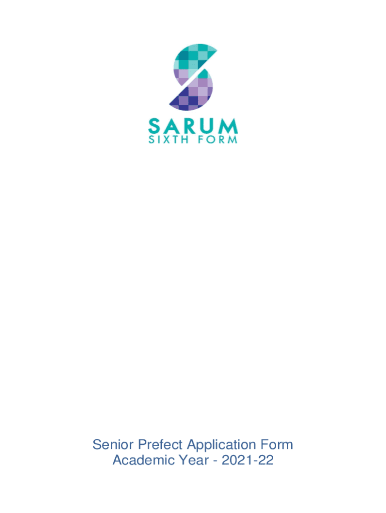 Fillable Online Senior Prefect Application Letter - The Student Room ...