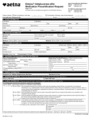 Fillable Online What is ELELYSO (taliglucerase alfa) for injection?Risk ...