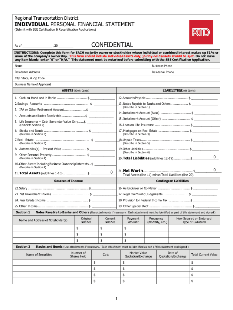 Fillable Online RTD SBE Application - Denver Fax Email Print - pdfFiller