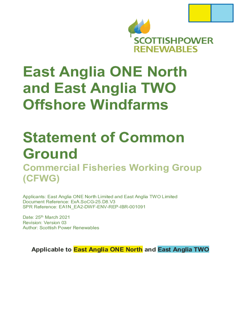 Fillable Online infrastructure planninginspectorate gov ExA.SoCG-25.D8.V2 EA1N&EA2 Final ...