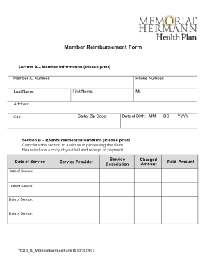 Fillable Online Medicare Advantage Claim Reimbursement Form Fax Email ...