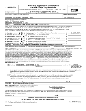 Fillable Online 8879-TE IRS e-file Signature Authorization for a Tax ...