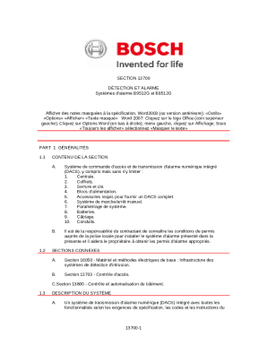 bosch Doc Template | pdfFiller