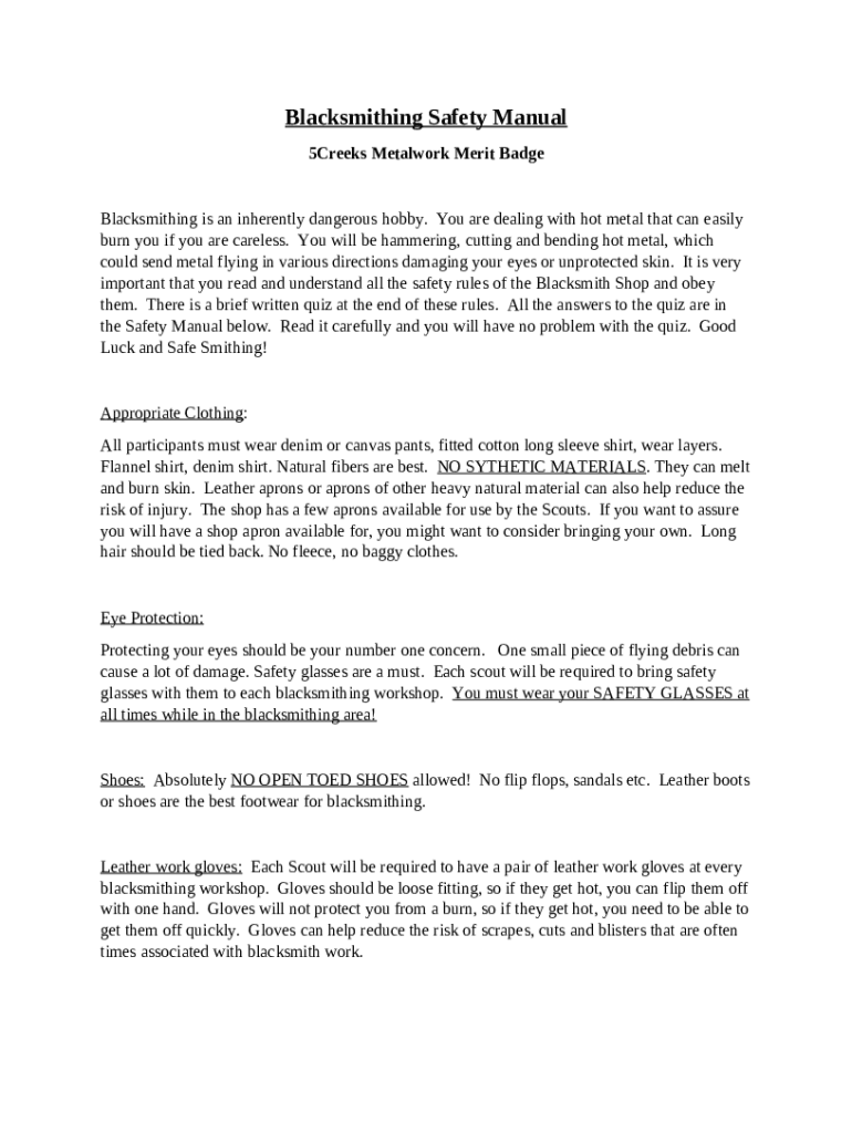 Blacksmithing 101: How to Start BlacksmithingThe Crucible Doc Template ...