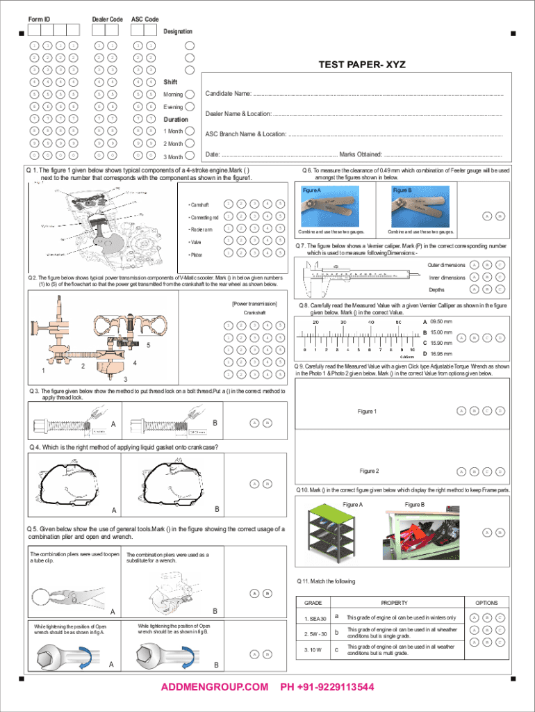 Fillable Online OMR Sheet Design and Calibration Guide 17.1 Fax Email ...