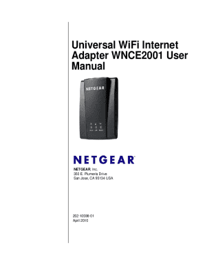 Fillable Online Universal WiFi Adapter for Smart TV & Blu-ray - Netgear ...