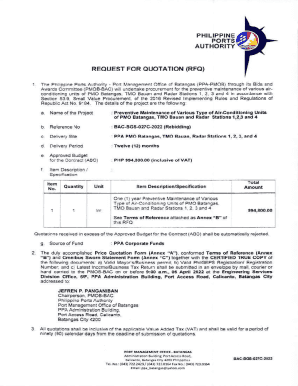 Fillable Online The Philippine Ports Authority - Part Management Office of Baiangas (PPA*PMOB ...