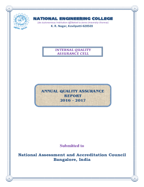 Fillable Online nec edu NATIONAL ENGINEERING COLLEGE Fax Email Print ...