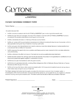 Fillable Online PATIENT INFORMED CONSENT FORM Fax Email Print - pdfFiller