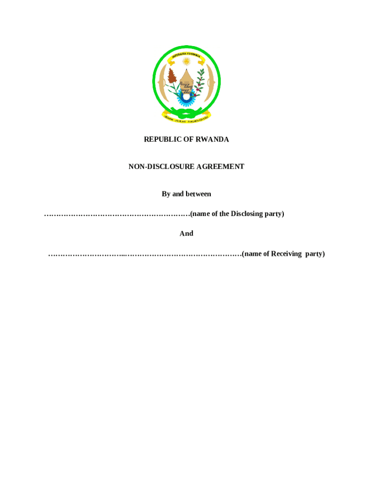 Non Disclosure Agreement - Minijust Doc Template | pdfFiller