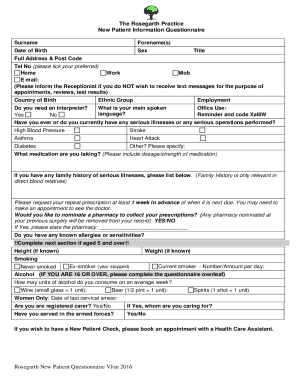 Fillable Online Consent to access GP online services The patient Fax ...