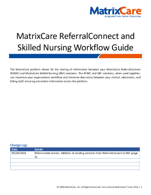 Fillable Online Change how you manage your referrals and ...