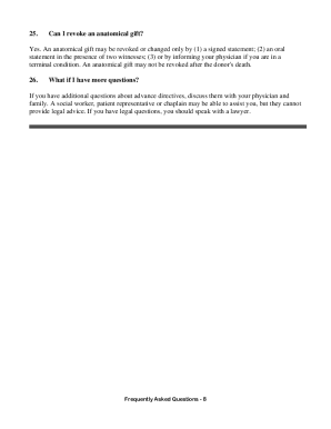 Fillable Online Free Connecticut Advance Directive Form - PDF - eForms ...