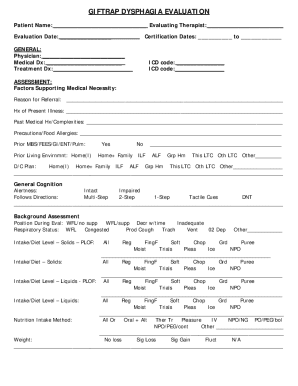 Fillable Online Dysphagia: What Happens During a Bedside Swallow Exam ...