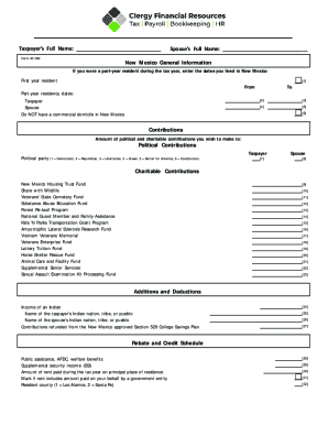 Fillable Online Personal Income Tax Information Overview : Individuals ...