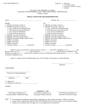 Fillable Online CEAT-SO FORM NO Fax Email Print - pdfFiller