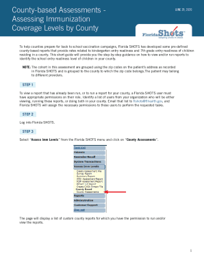 Fillable Online State Immunization SurveysFlorida Department of Health ...