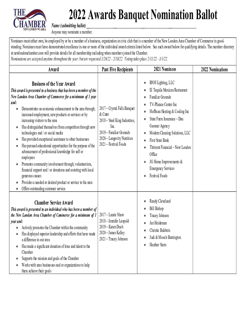 Fillable Online Nomination and selection of Nobel Peace Prize laureates ...