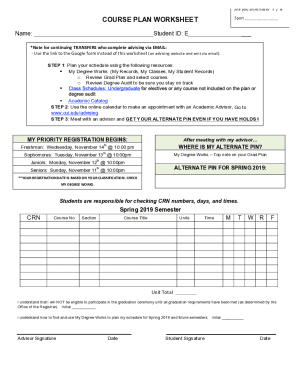 Fillable Online How to fill out the student planning worksheet video - YouTube Fax Email Print ...