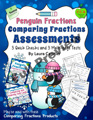 Fillable Online Comparing Fractions Assessments - Penguin Version Fax ...
