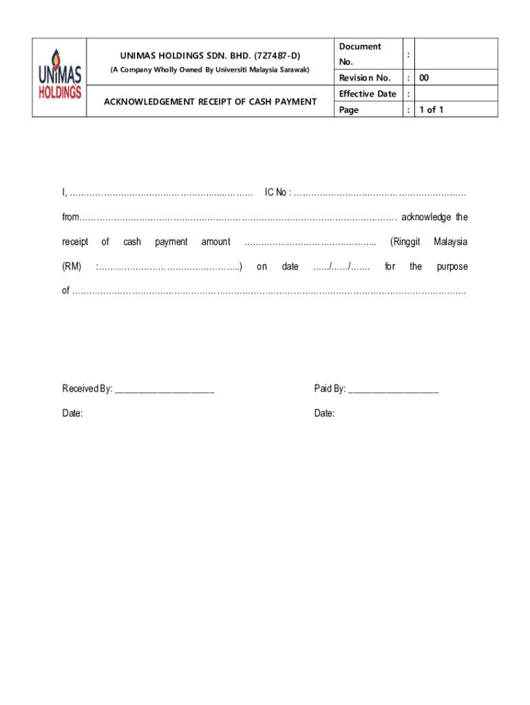 Fillable Online Acknowledgement of Receipt Sample Clauses - Law Insider Fax Email Print - pdfFiller