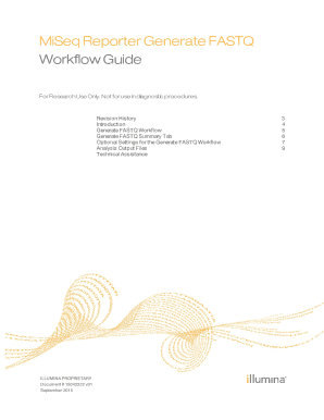 Fillable Online MiSeq Reporter Generate FASTQ Workflow Guide ...