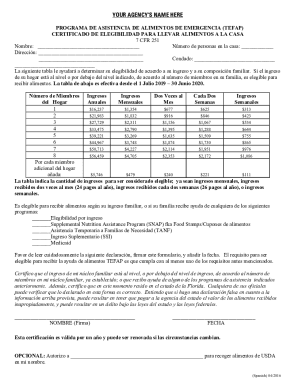 Completable En línea 7 CFR Part 251 -- The Emergency Food Assistance ...