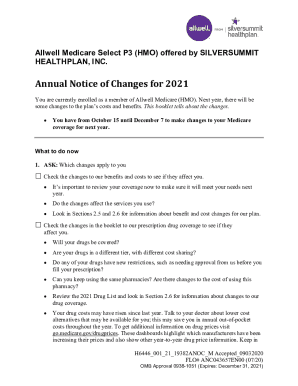 Fillable Online Annual Notice of Changes for 2021. 2021-NV-ANOC-H6446 ...