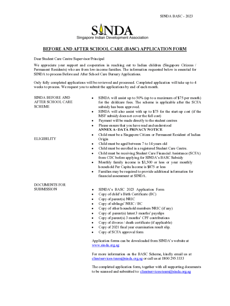 Fillable Online School-based Student Care (SCC) Request Form - FormSG ...