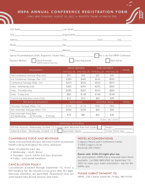 Fillable Online Annual Conference Brochure - Fillable Form.pdf Fax ...