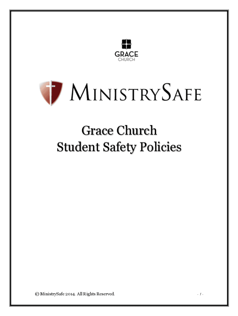 Fillable Online Student Ministry Policy Manual - Grace Church Frisco Fax Email Print - pdfFiller