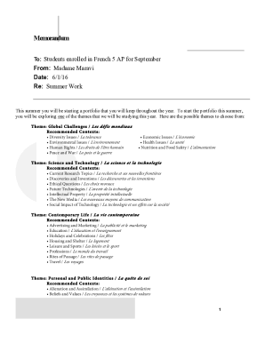 Remplissable En Ligne The Ultimate List of AP French Language ...