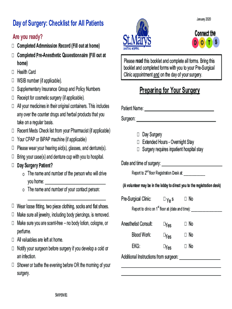 Fillable Online Pre-op Order Sheets - The Christ Hospital Fax Email ...
