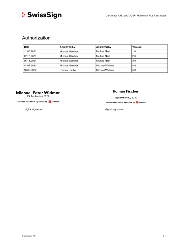 Fillable Online Order for a SwissSign Managed Public Key Infrastructure ...