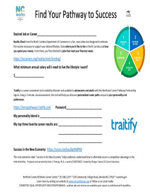 Fillable Online find your pathway to success Fax Email Print - pdfFiller