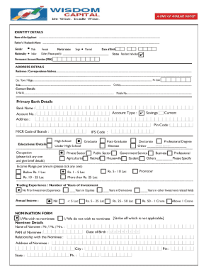 Fillable Online Combined KYC Individual Fax Email Print - pdfFiller