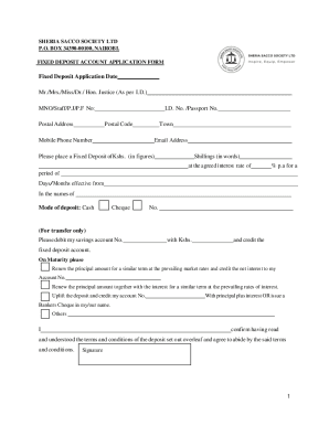 Fillable Online Fixed-Deposit-Form.pdf - Nairobi - Sheria sacco Fax ...