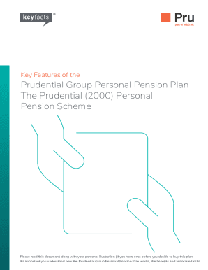 Fillable Online Prudential Group Personal Pension Plan Fax Email Print ...