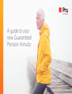 Fillable Online A guide to your new Guaranteed Pension Annuity Fax ...