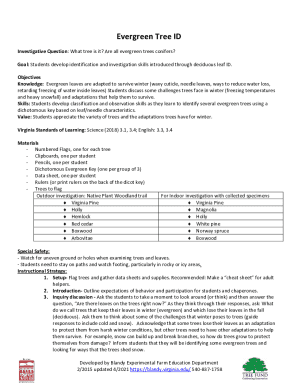 Fillable Online Types Of Evergreen Trees (With Pictures ...