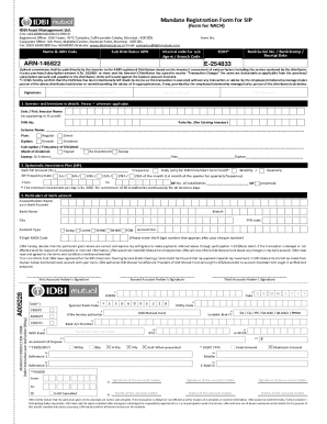 Fillable Online Nach Form Idbi Bank - Fill Online, Printable, Fillable ...