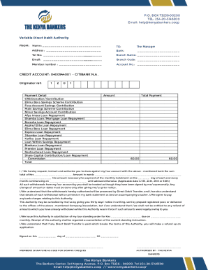 Fillable Online Direct Debit Request - Melbourne City Council Fax Email Print - pdfFiller