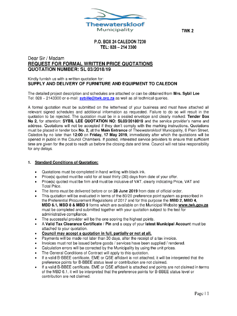 Fillable Online SBD-BD-Goods - Public Procurement Monitoring Office Fax ...