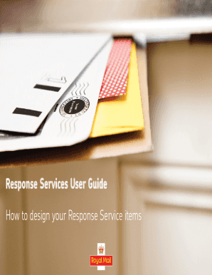 Fillable Online Response Services User Guide V2.1 - Royal Mail ...