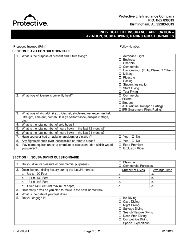 Fillable Online PL-U663-FL01.19.rtf Fax Email Print - pdfFiller