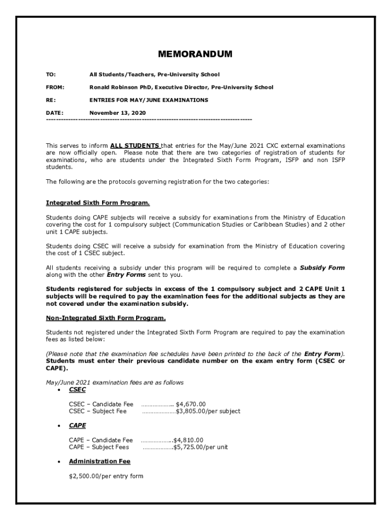 Fillable Online important memo regarding arrival and dismissal ...